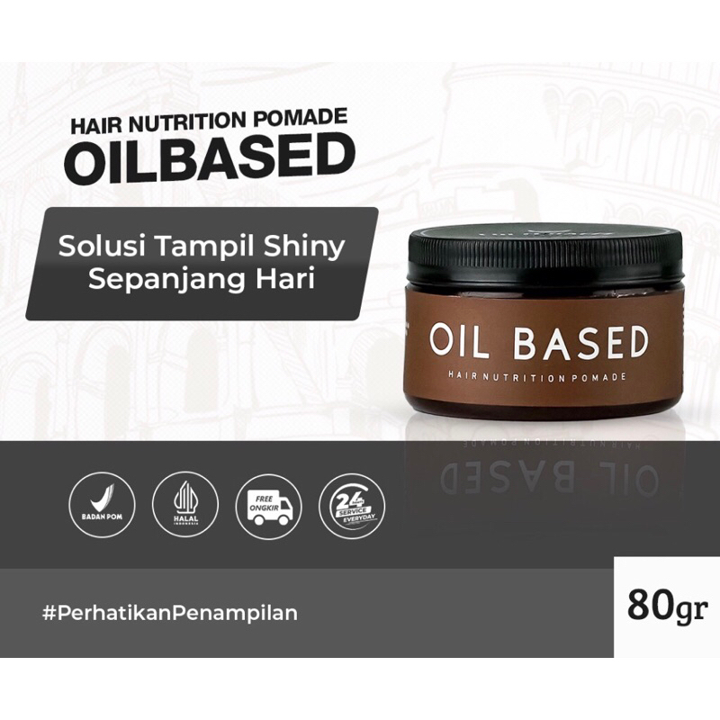 Jual Pomade minyak rambut pria Folti Baffi - Pomade Oil Based Finish ...