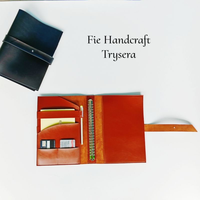 Jual Fie Handcraft Binder A5 cover binder kulit binder custom binder ...