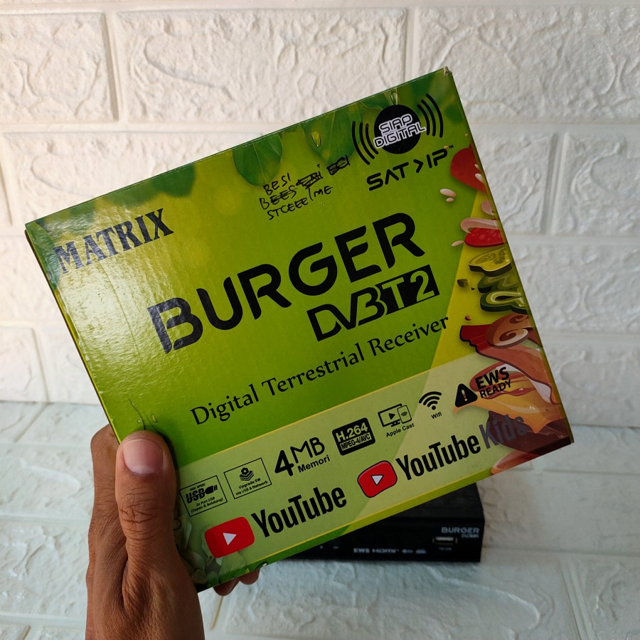 Jual STB Set Top Box TV Digital DVB-T2 Matrix Burger HD | Shopee Indonesia