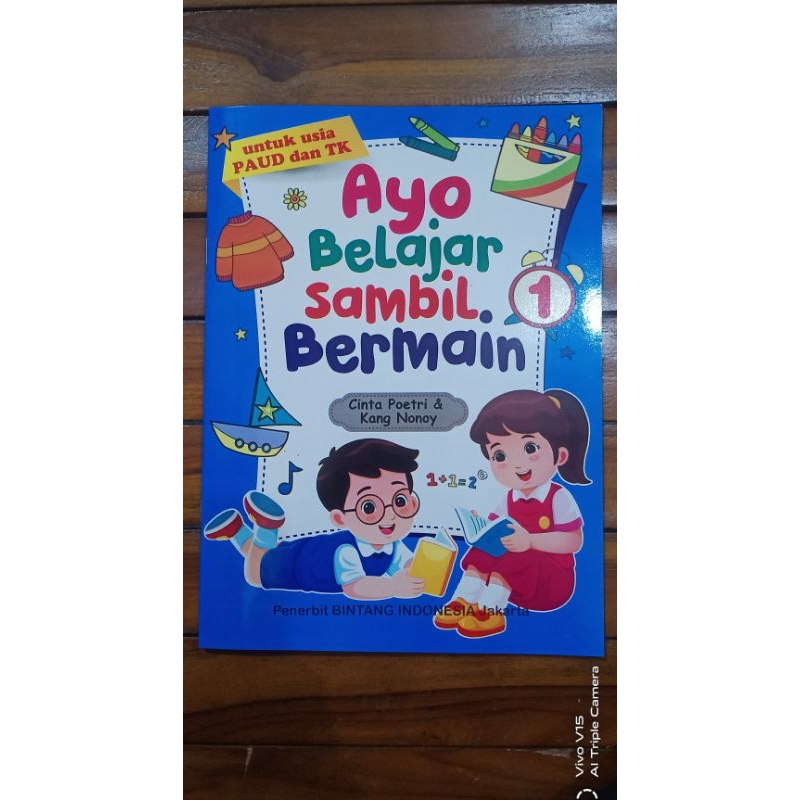 Jual buku ayo belajar sambil bermain untuk anak paud dan TK (26×19cm) | Shopee Indonesia