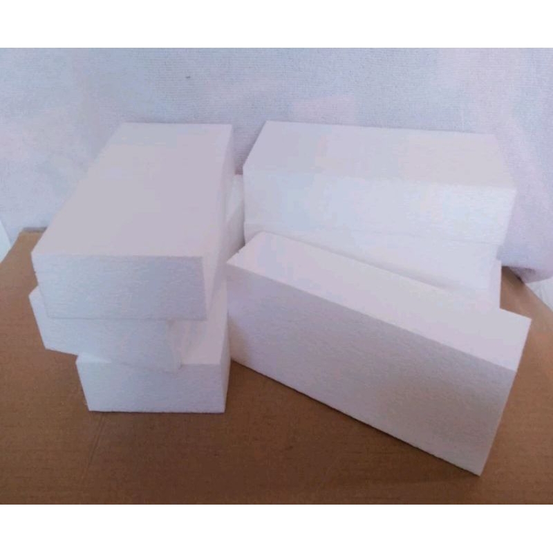 Jual BUSA STEROPOAM/BUSA KERING PUTIH uk.20x10x5.cm | Shopee Indonesia