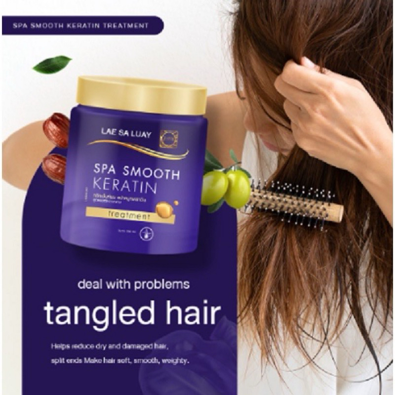 Jual Lae Sa Luay Hair Spa Smooth Keratin / Masker Rambut / Treatment ...