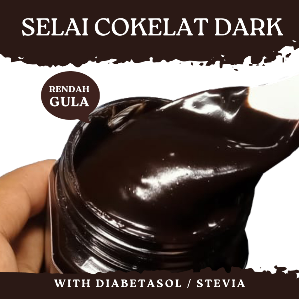 Jual Selai Roti Rasa Coklat Dark Rendah Gula Dengan Pemanis Stevia ...
