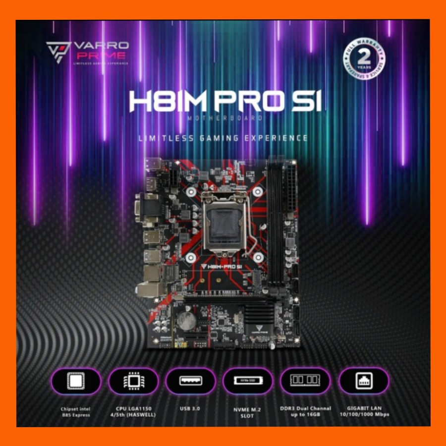 Jual MOTHERBOARD VARRO H81-PRO SI DDR3 NVME LGA 1150 | Shopee Indonesia