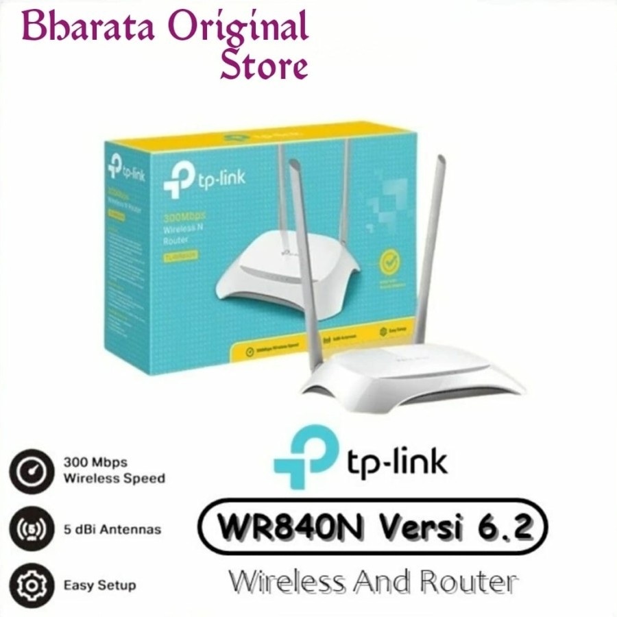 Jual Tp-Link TP Link Wireless N Router TL-WR840N 300Mbps | Shopee Indonesia