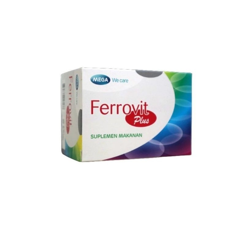 Jual Ferrovit Plus 50 Capsules - Mega We Care Suplemen Makanan ...