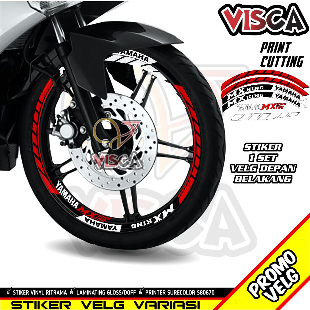 Jual Stiker Velg List Velg Motor Stiker Velg MX King Hitech 2 | Shopee ...