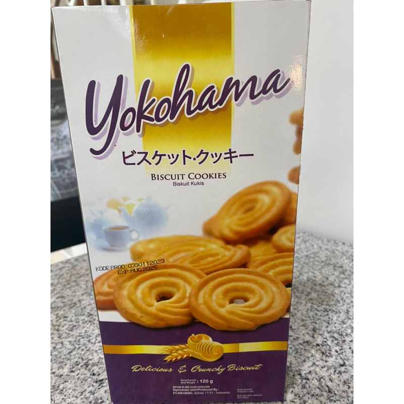 Jual Biskuit Cookies Biskuit Kukis Yokohama 24 kotak 2880gram | Shopee ...