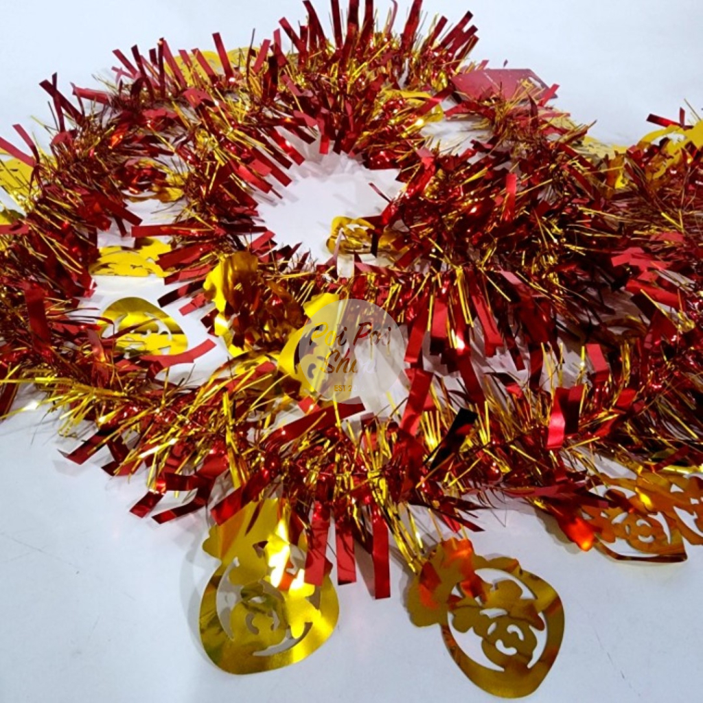 Jual Slinger Tinsel Imlek Motif Fu Meihua Hiasan Dekorasi Tahun Baru ...