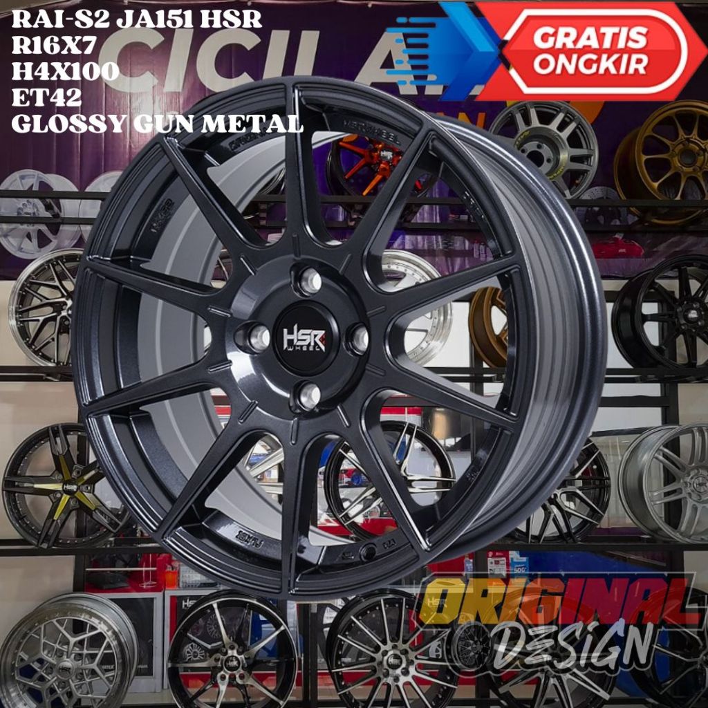 Jual Velg Mobil Baleno , Lancer , Vios , City , Soluna , HSR RAI S2 ...