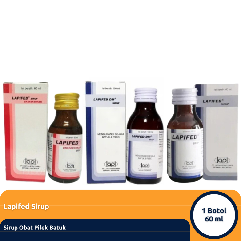 Jual Lapifed Sirup Obat Batuk dan Pilek | Shopee Indonesia