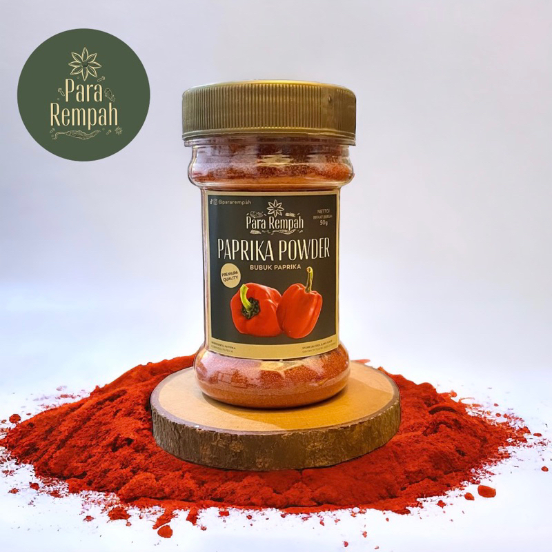 Jual Paprika Bubuk Powder / ground / Bumbu Dapur Premium Quality ...