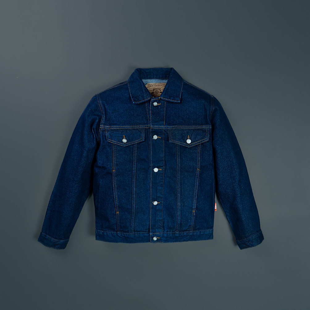 Jual Miliki Sekarang Jimmy and Martin Blue Denim Basic Jacket 2589 KQM ...