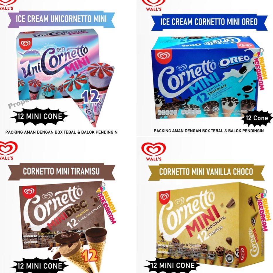 Jual NBVS9991 STAR Ice Cream Cornetto Mini walls | Shopee Indonesia