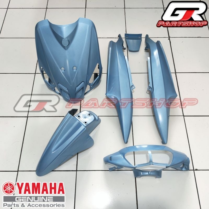 Jual BODY HALUS FULL SET BIRU MUDA TELOR ASIN MIO SPORTY MERK WIN BODI ...