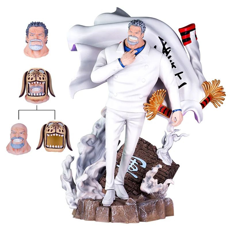 Jual Monkey D Garp Action Figure One Piece Battle Ver 3 Head Marine ...