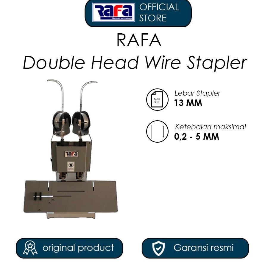 Jual Mesin staples 2 mata RAFA | Shopee Indonesia