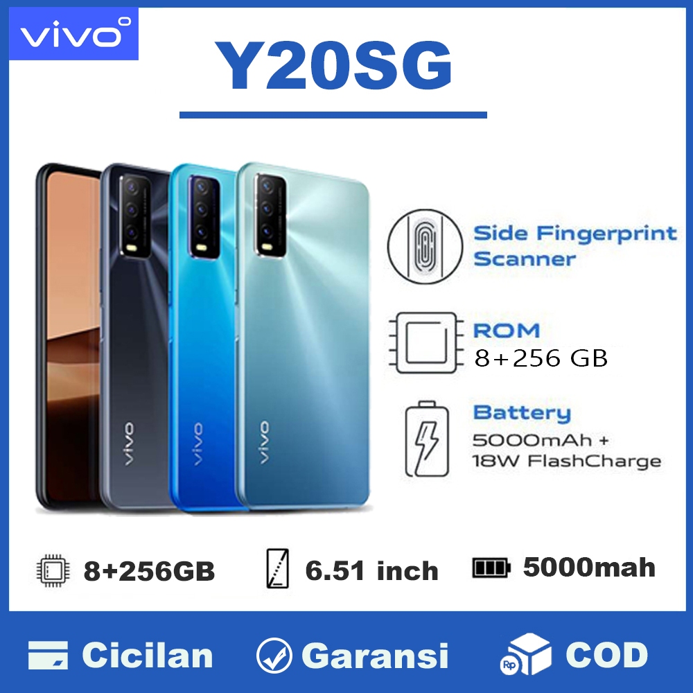Jual HANDPHONE vivo Y20S G ram 8 256 GB Smartphone hp | Shopee Indonesia