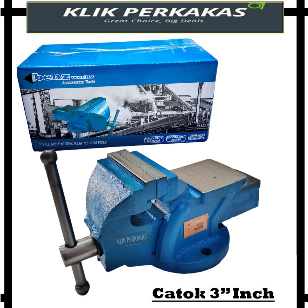 Jual Benz Catok Paron 3 Inch Ragum Putar Alat Penjepit - Bench Vise 75 ...