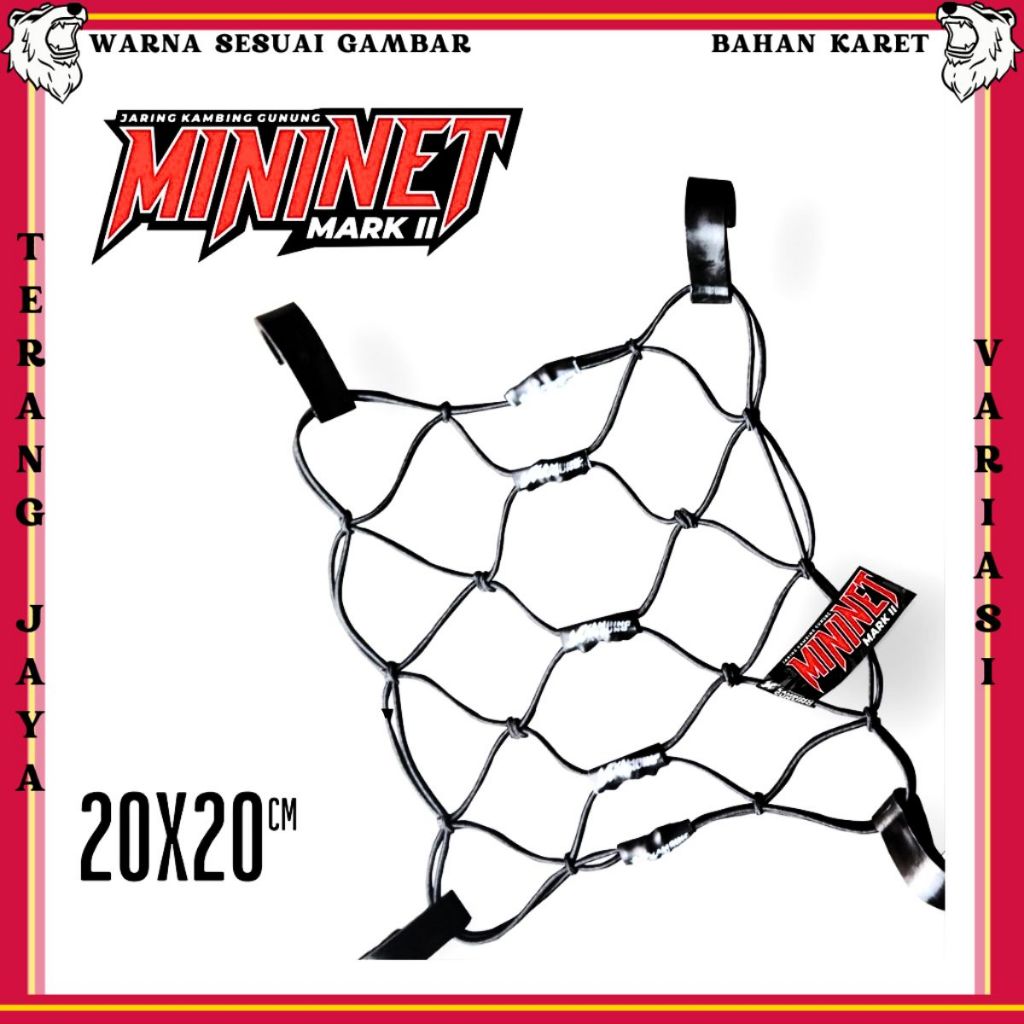 Jual JARING KAMBING GUNUNG MININET JARING MOTOR JARING TAS JAS HUJAN MININET 2 MARK ORIGINAL ...