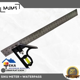 Jual Penggaris Siku L Waterpass Kombinasi Square Ruler Sudut Presisi ...