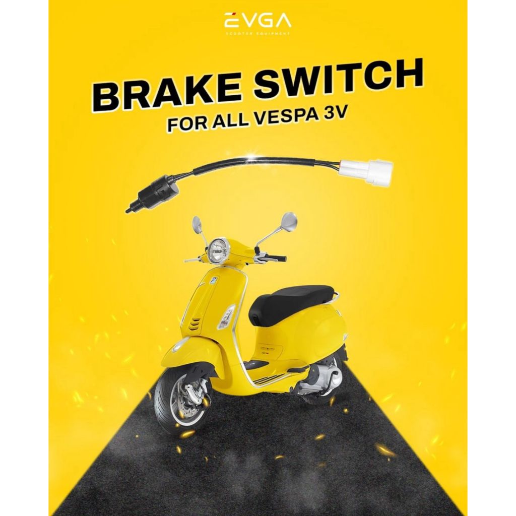 Jual SWITCH REM PIAGGIO VESPA 2V / 3V EVGA SCOOTER | Shopee Indonesia