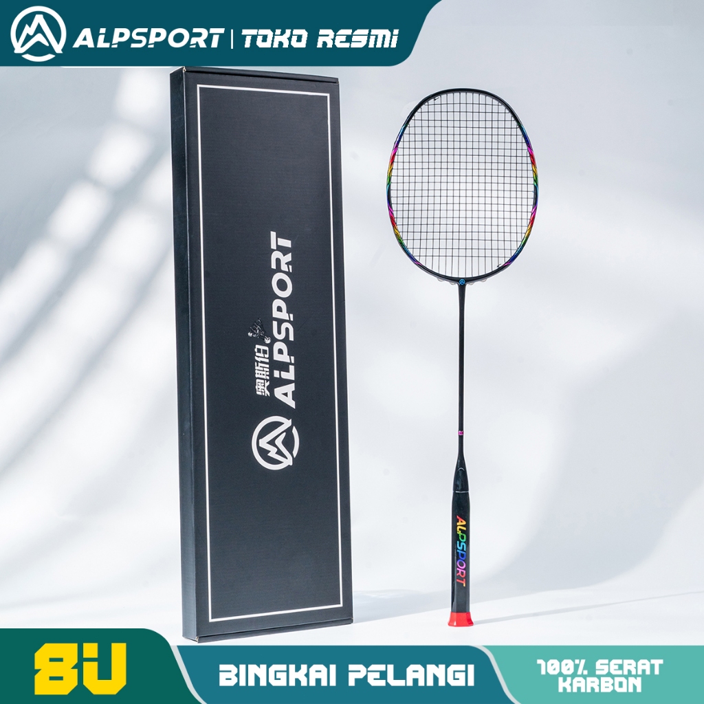 Jual ALPSPORT RR【2Raket + Tas】4U G5 100% Serat Karbon Penuh Desain Asli ...