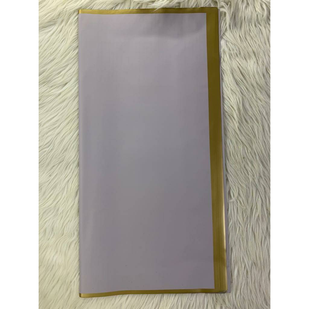 Jual Kertas Buket Bunga List Gold Flower Wrapping Paper List Gold Tebal ...
