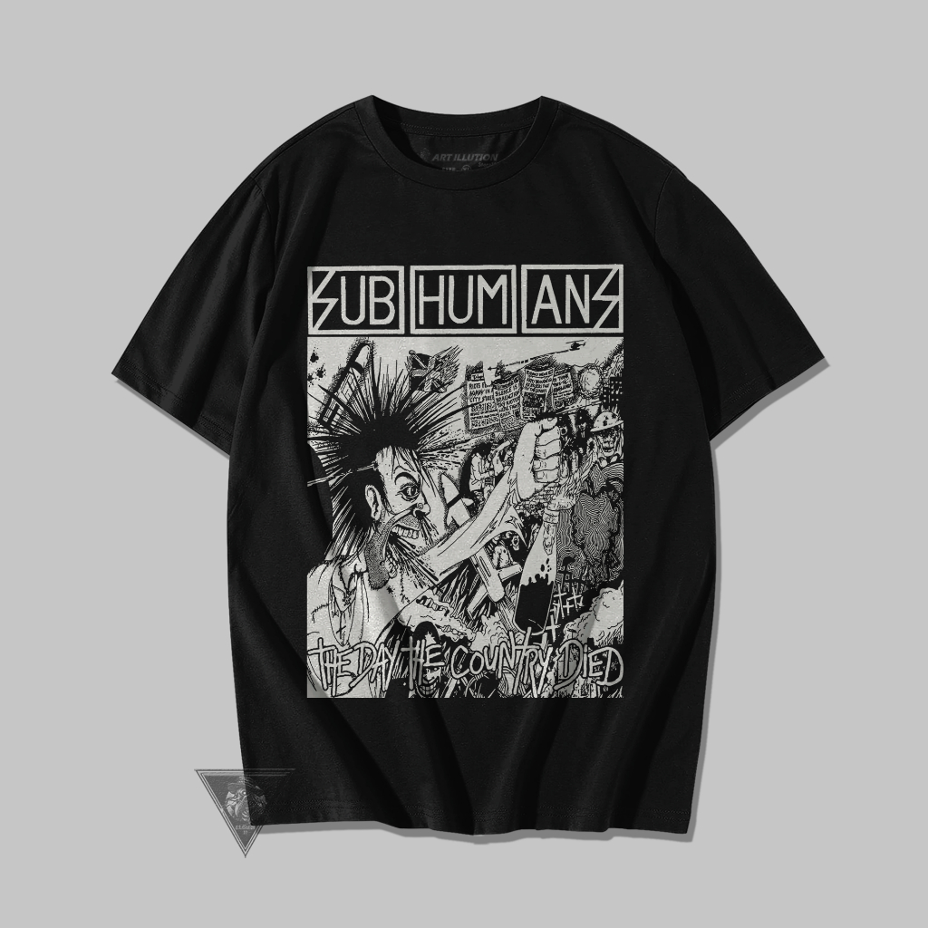 Jual Metal Tshirt SUBHUMANS Kaos Band Subhumans Logo Terbaru High ...