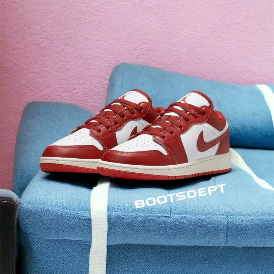 Jual Air Jordan 1 Low White Red Lobster (100% Authentic) | Shopee Indonesia