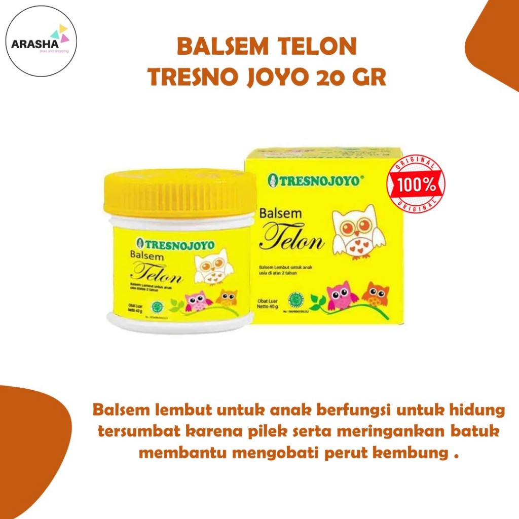 Jual BALSEM TELON TRESNO JOYO 20 GR & 40GR BALSEM ANAK - MERINGANKAN ...