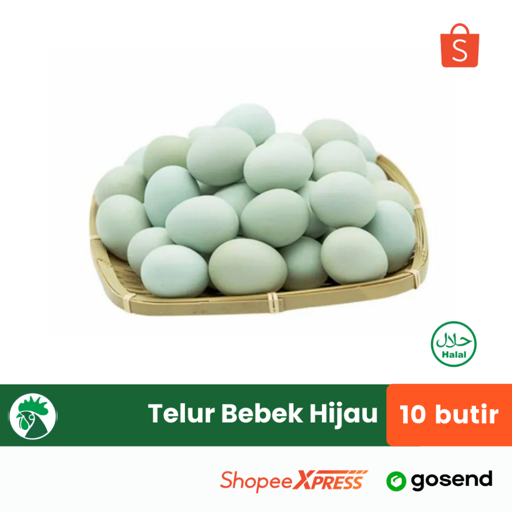 Jual Telur Bebek Hijau Telur Bebek Putih 10 Butir | Shopee Indonesia