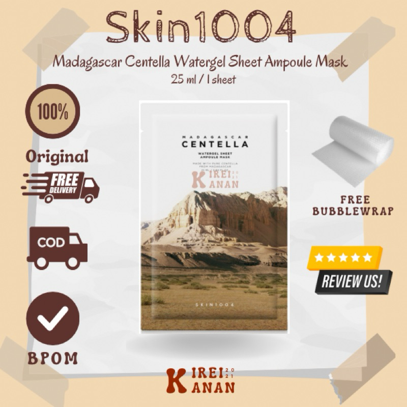 Jual skin1004 madagascar centella watergel sheet ampoule mask 1 sheet ...