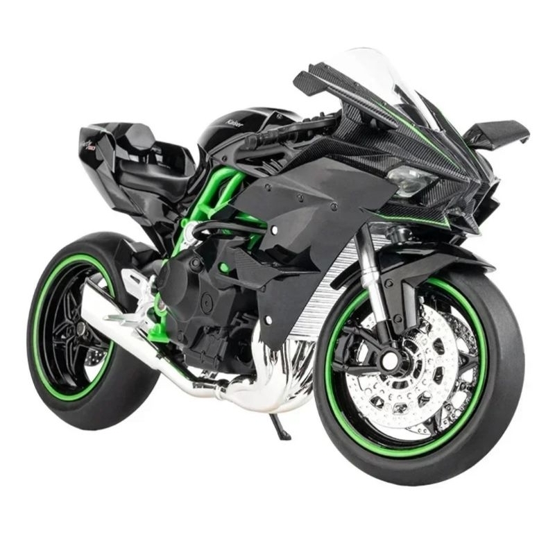 Jual Diecast Miniatur Motor Kawasaki Ninja H2R Skala 1:12 Miniatur Die-cast Motor Balap | Shopee ...