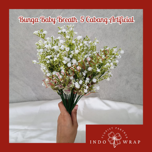 Jual BUNGA BABY BREATH PUTIH 5 CABANG SUPER PREMIUM ARTIFICIAL FLOWER ...
