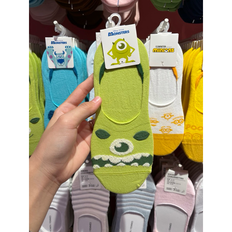 Jual Miniso x Monster Inc‼️Kaos Kaki Monster Inc Mike Sully | Shopee ...