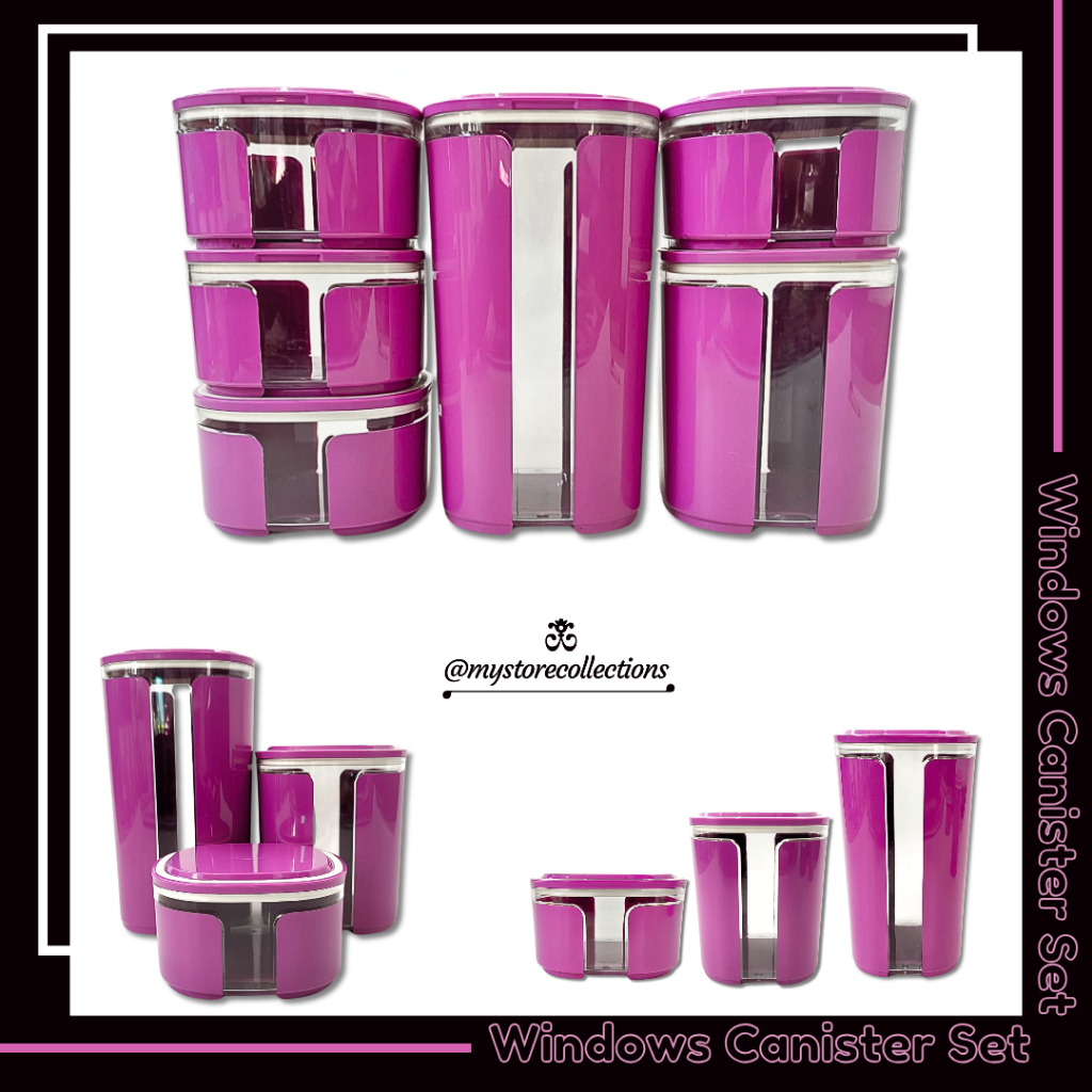Jual Window Canister Purple ( Toples Crystal ) Tupwr | Shopee Indonesia