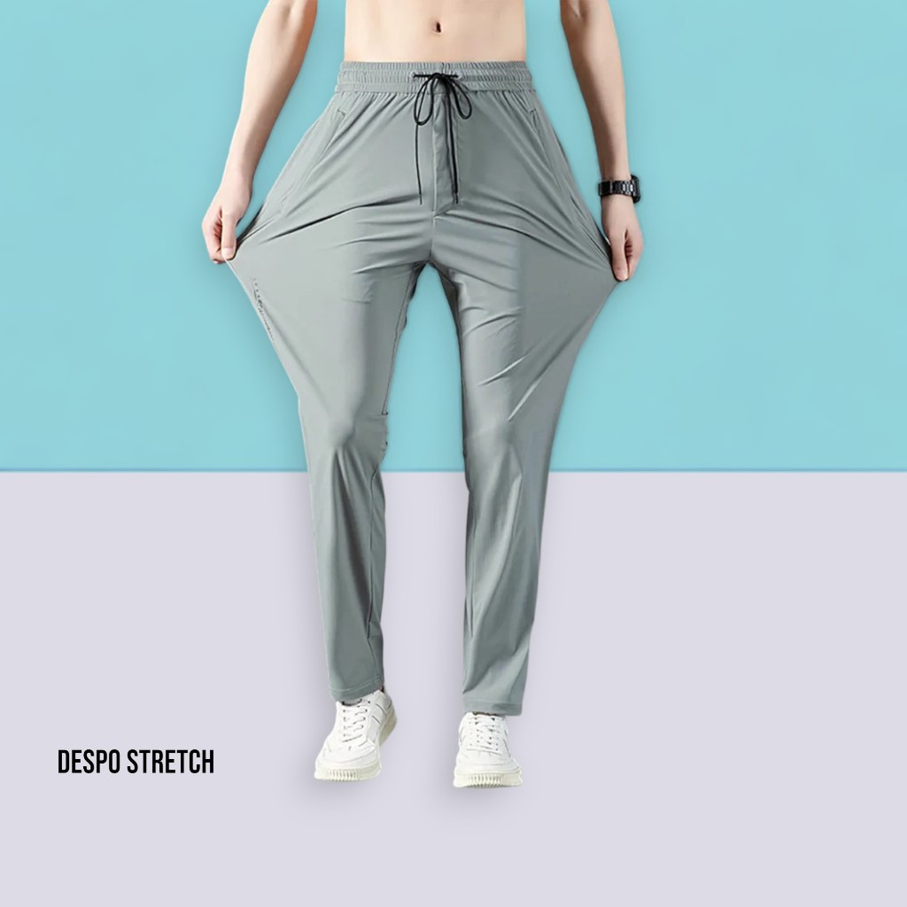 Jual Celana Olahraga Celana Training Pria Wanita Bahan Despo Stretch