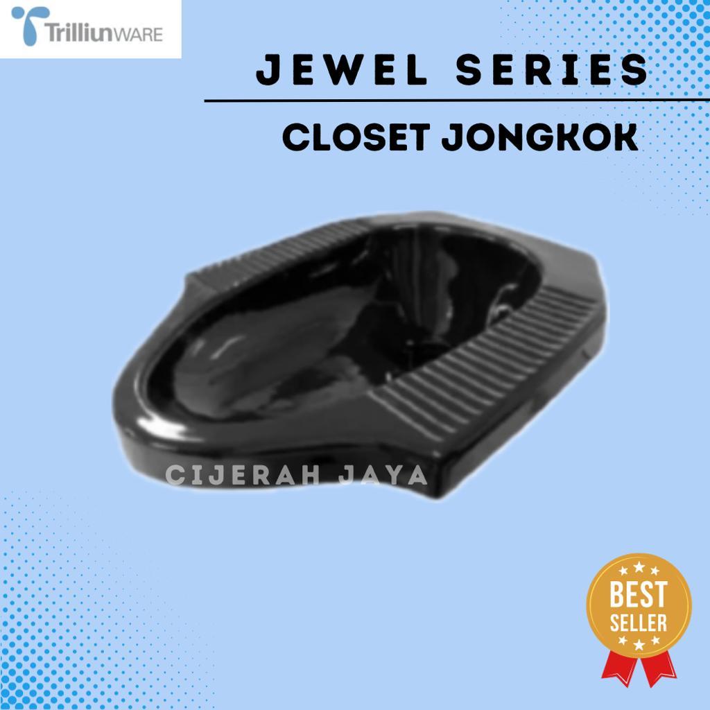 Jual KLOSET JONGKOK TRILLIUN JEWEL BLACK HITAM LANTAI 1 / CLOSET ...