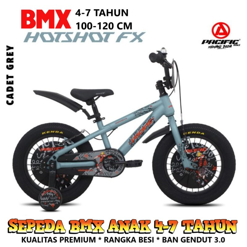 Jual Sepeda Anak Pacific Hotshot FX 3.0 Fatbike BMX 4-7 Tahun Fat Tire 16 Inci x 2.50 Steel Kids ...