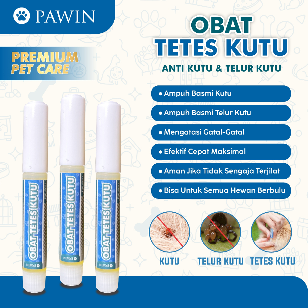Jual Obat Tetes Kutu Hewan Anjing Kucing Pembasmi Kutu 2ML Ampuh ...
