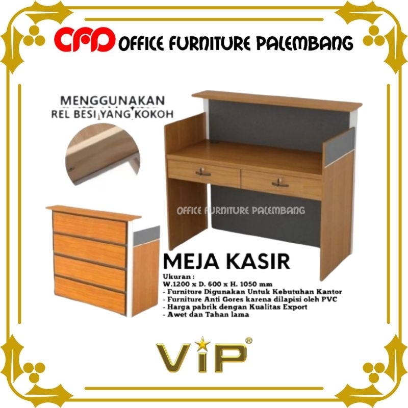 Jual meja resepsionis vip RST 105 meja kasir meja kantor meja kerja ...