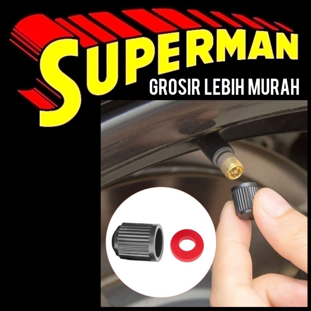 Jual TUTUP PENTIL HITAM Ban Mobil Sepeda Motor universal Nitrogen Tire ...