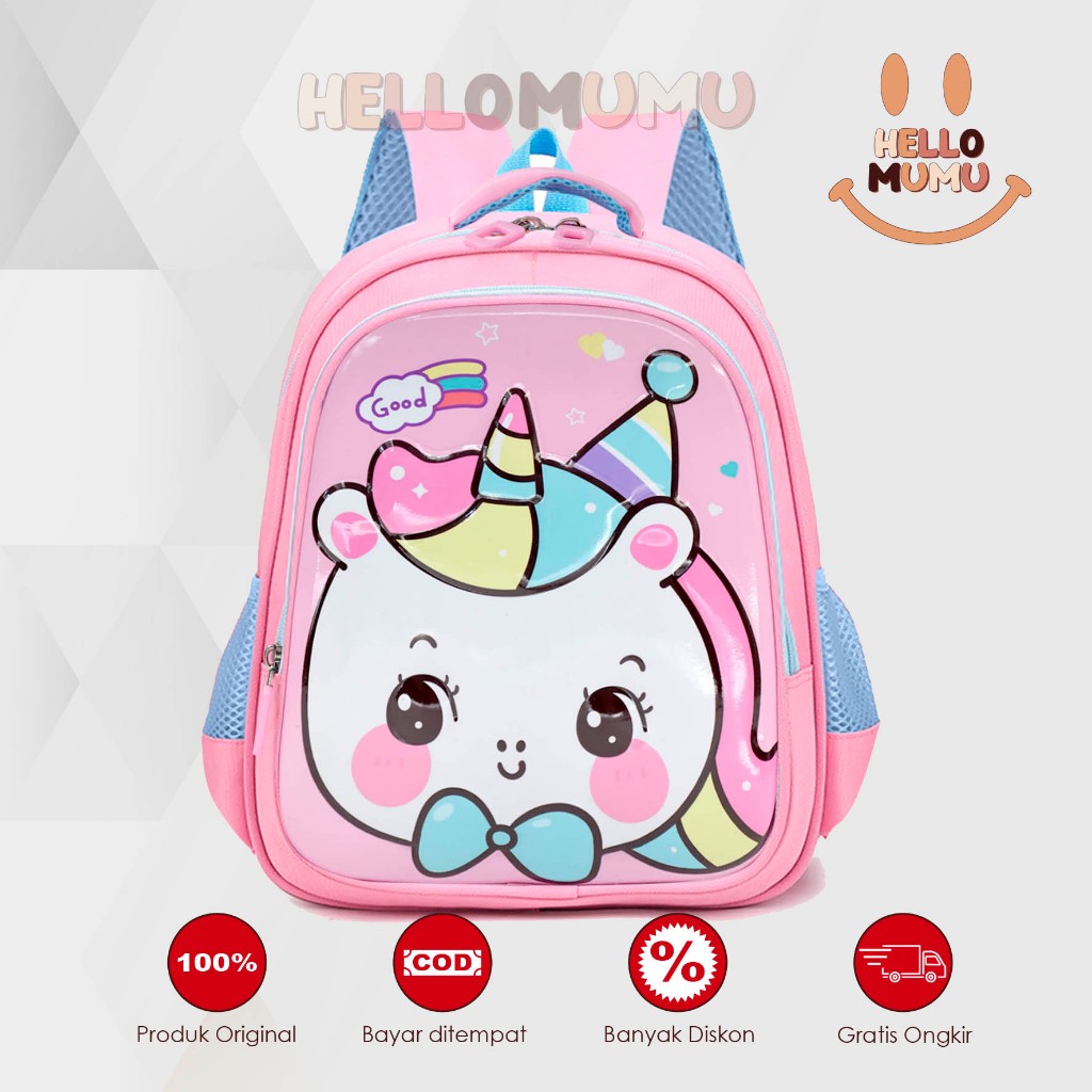 Jual Hellomumu Backpack ANIME - HM1017 | Shopee Indonesia
