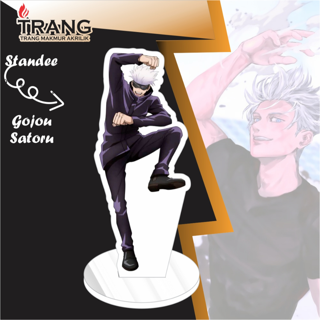 Jual Standee Figure Akrilik Gojou Satoru Jujutsu Kaisen / Standing ...