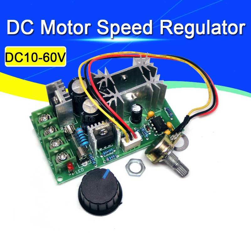 Jual PWM 20A DC10-60V DC 12V 24V 36V 48V motor speed Controller ...