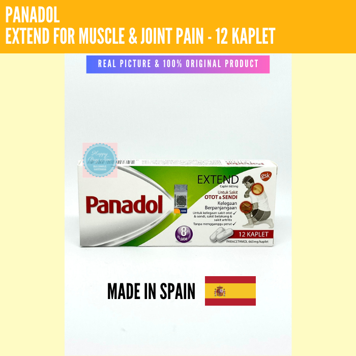 Jual PANADOL EXTEND FOR MUSCLE & JOINT PAIN. Untuk Sakit Otot & Sendi ...