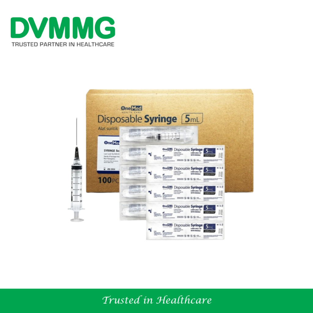 Jual Onemed Disp Syringe 5 cc per Box | Shopee Indonesia