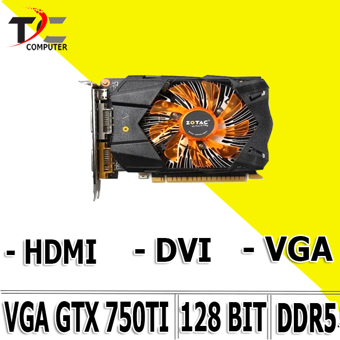 Jual VGA CARD GTX 750 1GB DDR5 128Bit GAMING | Shopee Indonesia