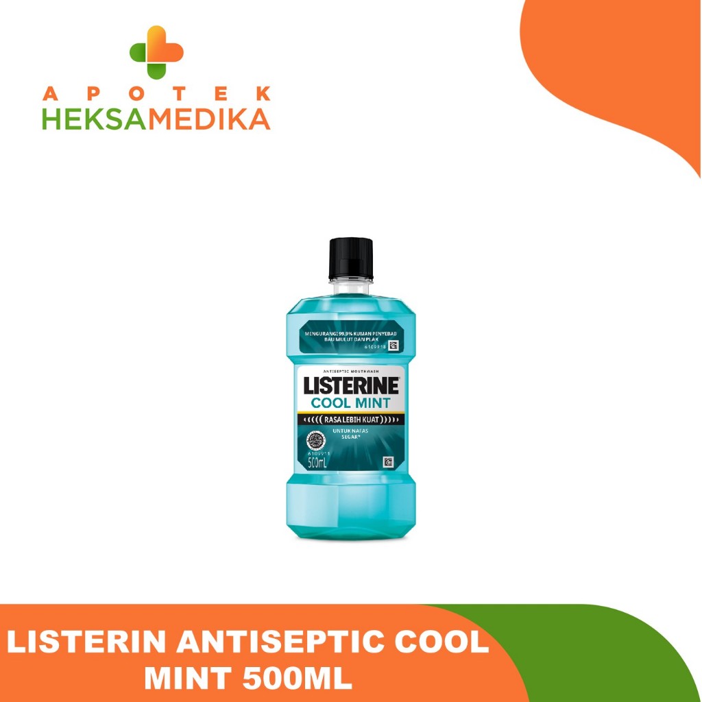 Jual LISTERIN ANTISEPTIC COOL MINT 500ML | Shopee Indonesia